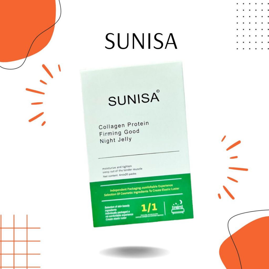 SUNISA Collagen Gelly Sleep Face Mask Firm Skin Moisturizing Oil ...