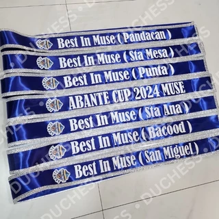 Shop sash for pageant for Sale on Shopee Philippines