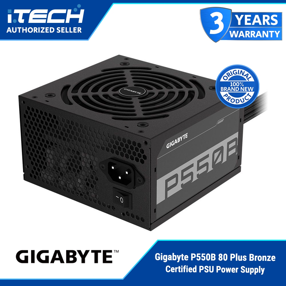 Gigabyte P550B 80 Plus Bronze Certified PSU Power Supply | Shopee ...