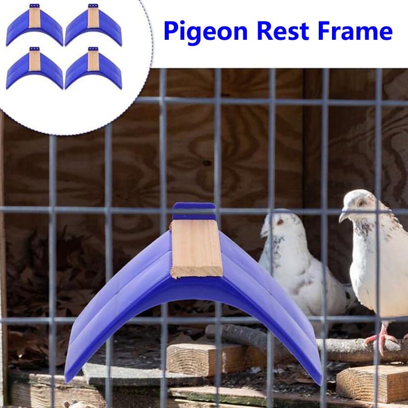 5Pcs Pigeon V-Perch with Wooden Stick Bird Rest Frame for Parakeet ...
