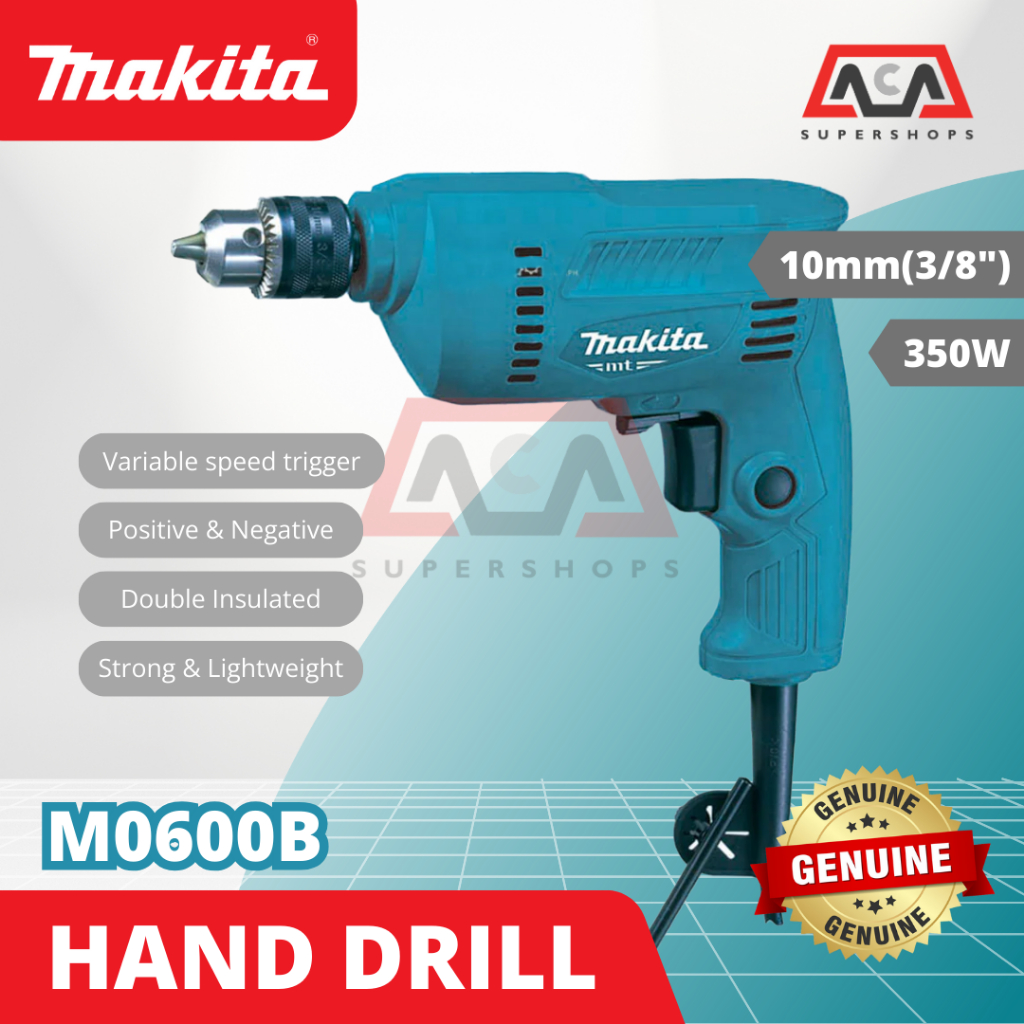 MAKITA M0600B Hand Drill Driver 3/8" (10mm) 350W | Shopee Philippines