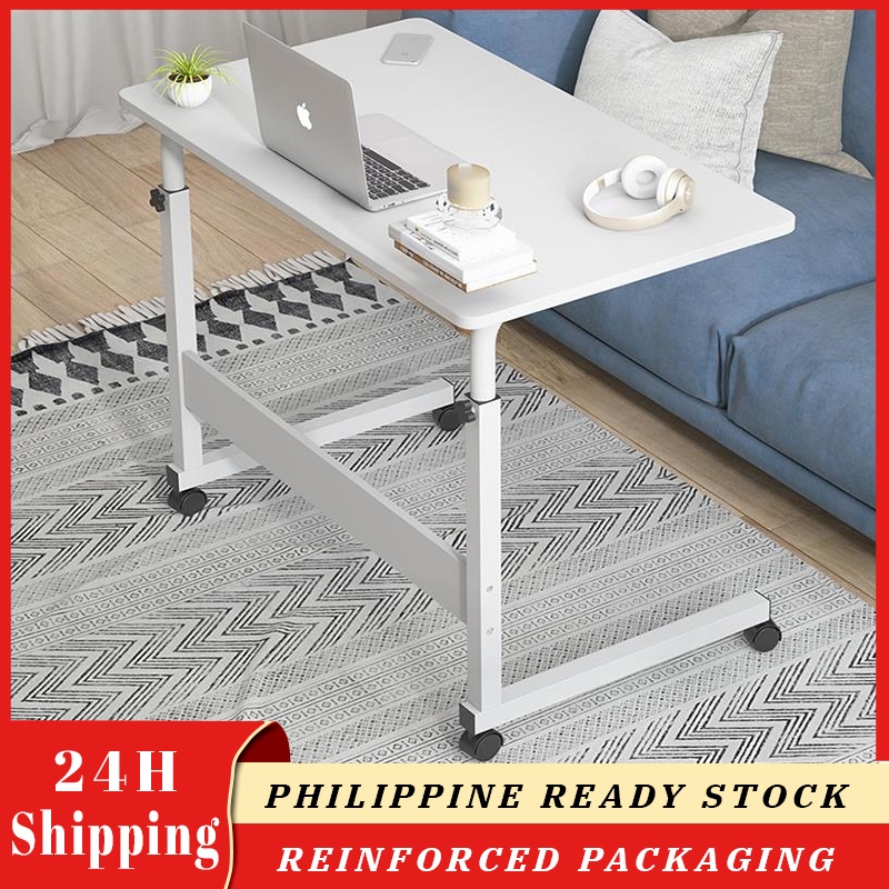 Adjustable Laptop Table Laptop Table For Bed Study Table Office Table Movable Table With Wheels ...