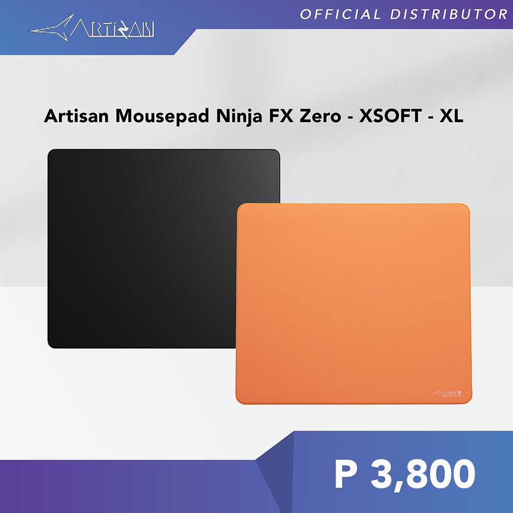 ARTISAN Mousepad Ninja FX Zero - XSOFT - XL - Black - Daidai | Shopee ...