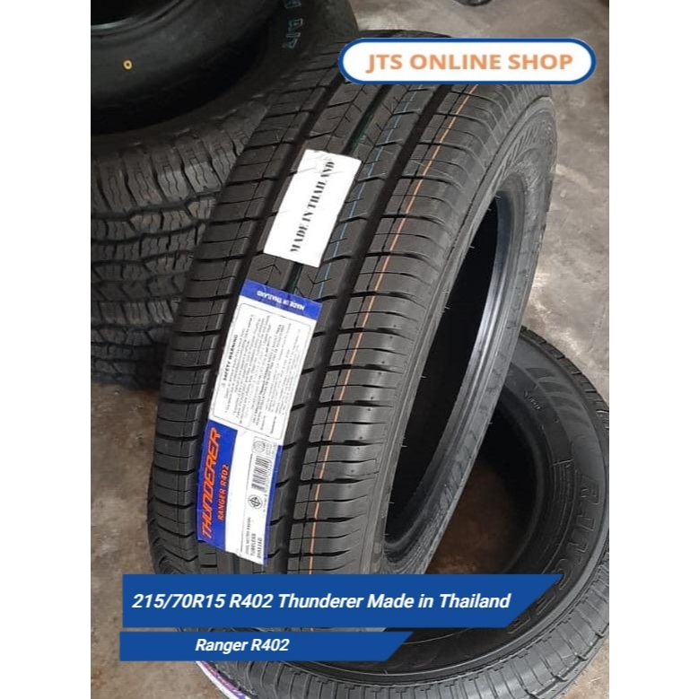 215/70R15 R402 Thunderer with Free Stainless Tire Valve | Shopee ...