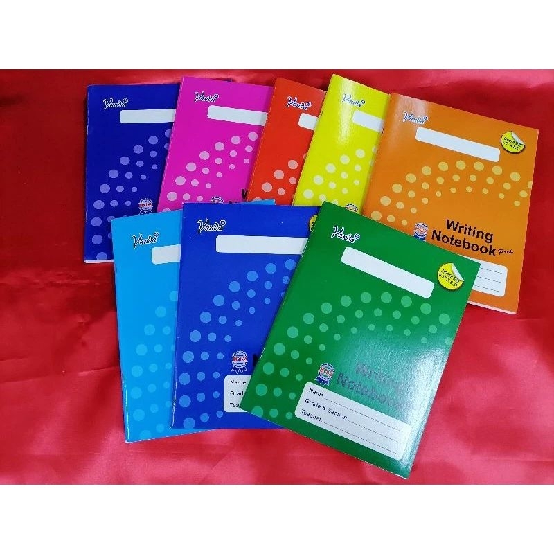 VANDA K-12 Writing Prep Notebook assorted color by ream (10pcs ...