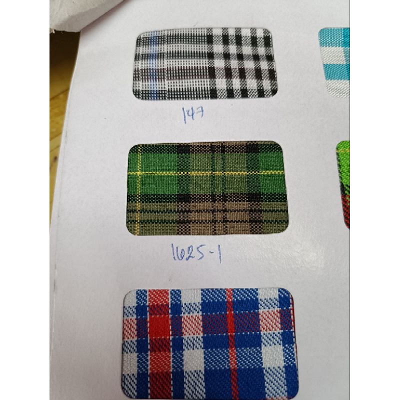 Checkered Multi-Color Oxford Fabric for Uniform 60" (Tela per yard ...