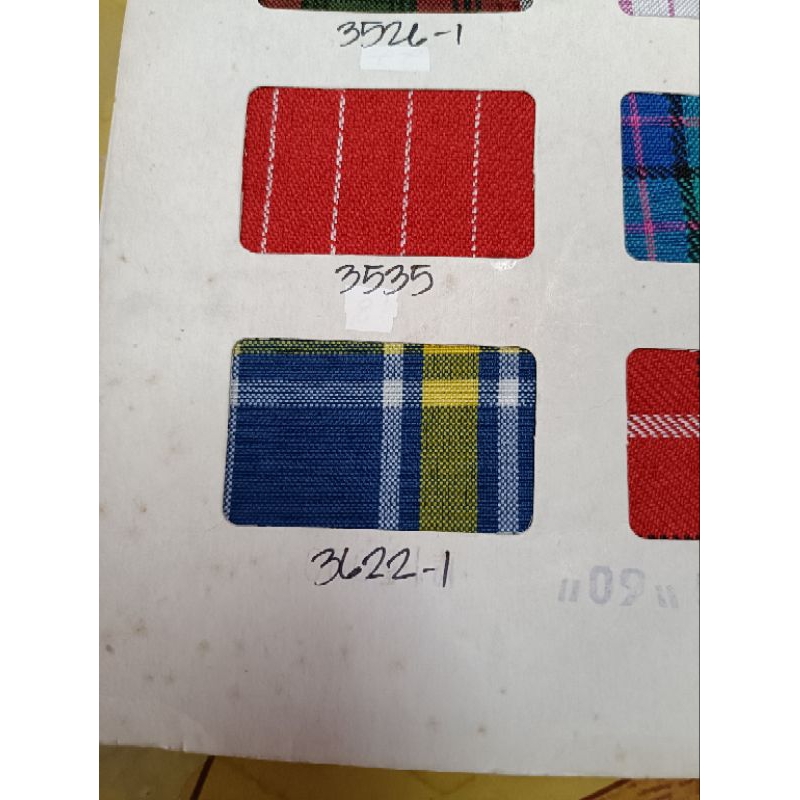 Checkered Multi-Color Oxford Fabric for Uniform 60" (Tela per yard ...