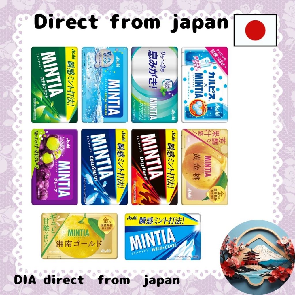 [Direct From Japan]Asahi Mintia mint flavor tablets 50 grains | Shopee ...