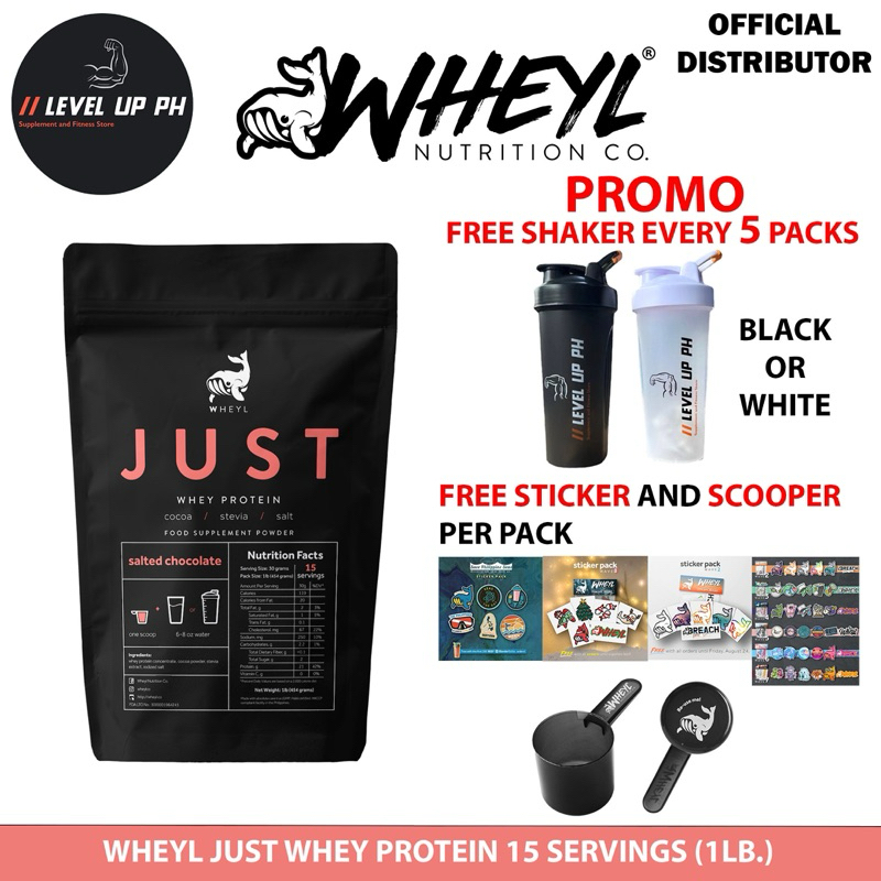 WHEYL JUST PROTEIN 15 SERVINGS FREE SCOOPER AND STICKER PER PACK ...
