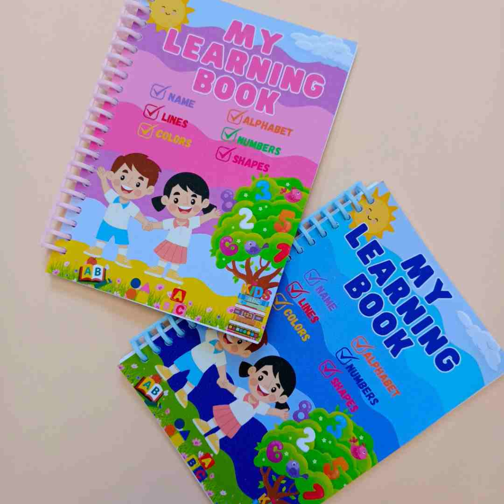 MY LEARNING BOOK FOR BOYS AND GIRLS KIDS EDUCATIONAL WORKBOOK | Shopee ...