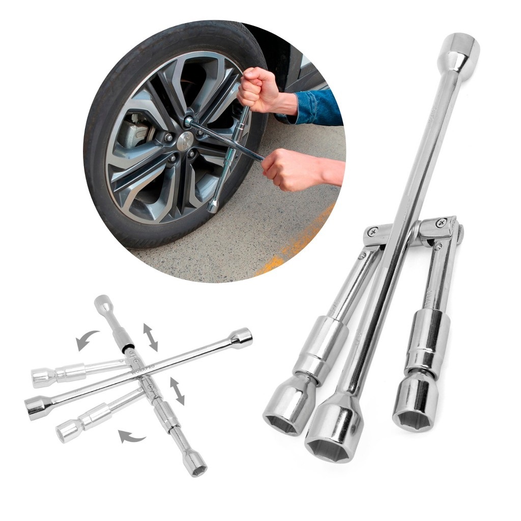 Tire Cross Wrench Folding Sewing Sleeve Tire Wrench Size For 17/19/21 ...