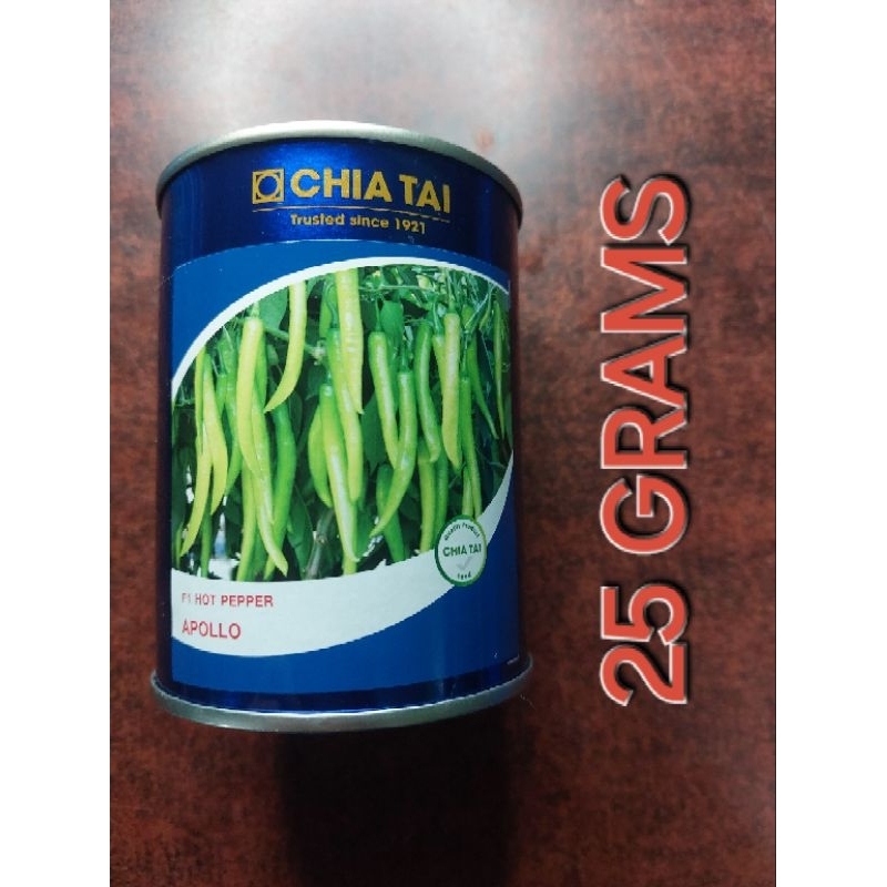 APOLLO F1 (25 GRAMS) HYBRID HOT PEPPER / SILI PANIGANG SEEDS BY CHIA ...