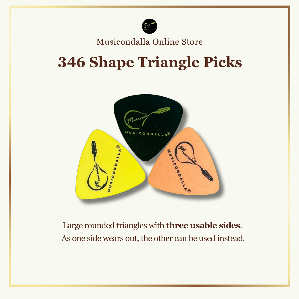 346 Shape Triangle Picks (Set of 3) | Shopee Philippines