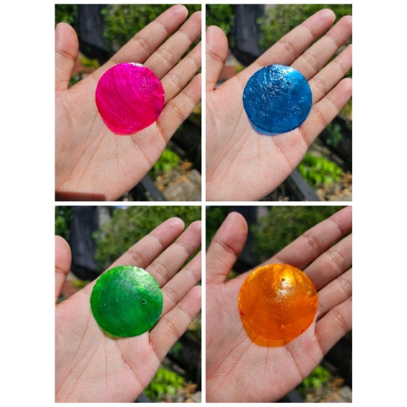 Capiz Shell Round Natural 3 inch, 10 pcs | Shopee Philippines