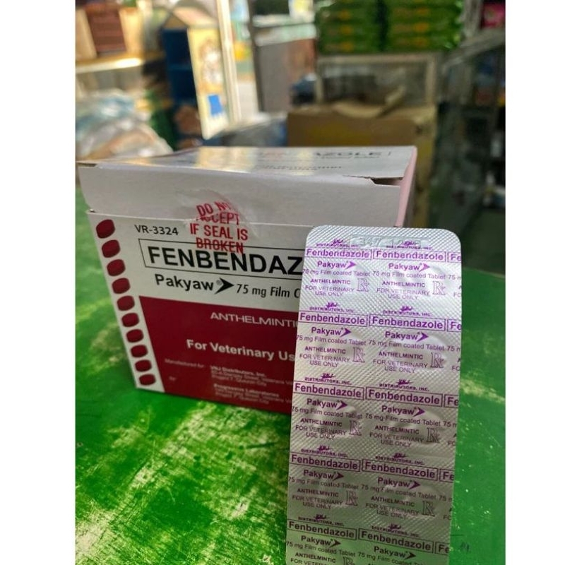 PAKYAW TABLET 10's/isang banig for veterinary use only | Shopee Philippines