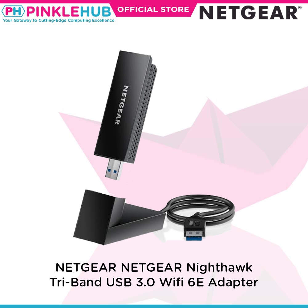 Pinklehub | NETGEAR Nighthawk Tri-Band USB 3.0 Wifi 6E Adapter (A8000 ...