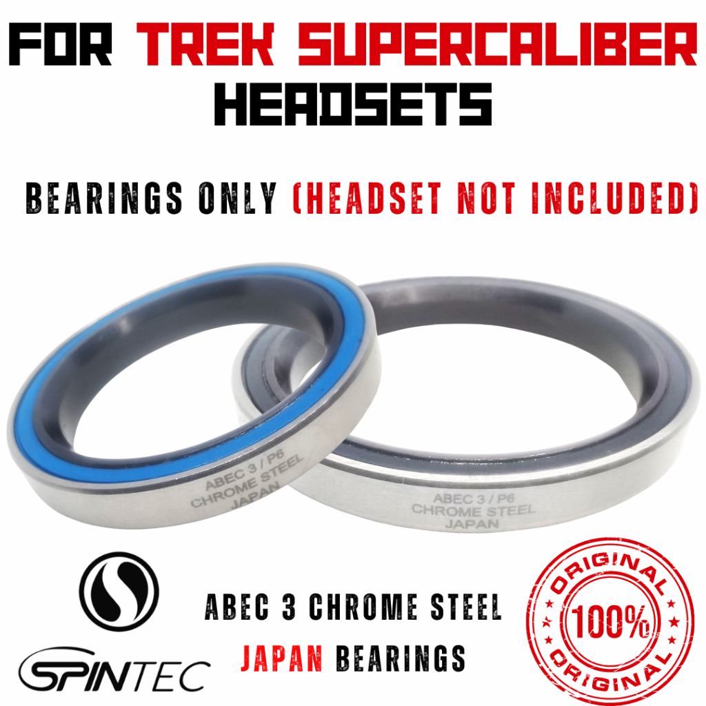 TREK SUPERCALIBER Headset Chrome Steel JAPAN Bearings from SPINTEC ...
