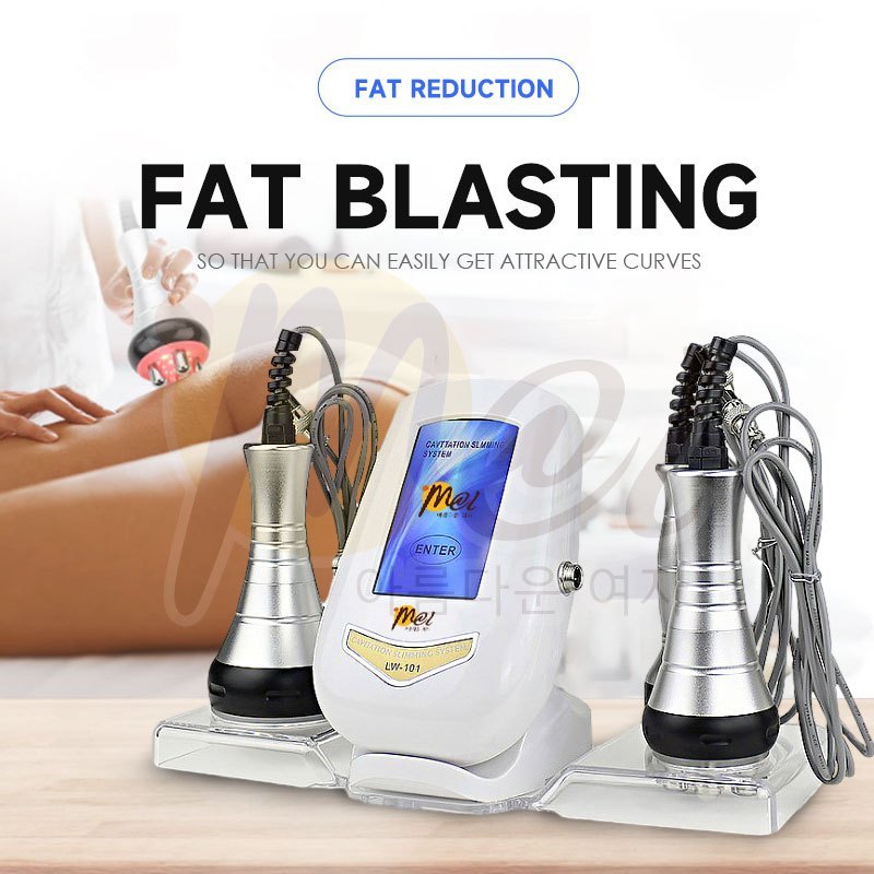 6-in-1 Ultrasonic 40K Multipole RF Weight Loss Machine Cavitation Fat ...