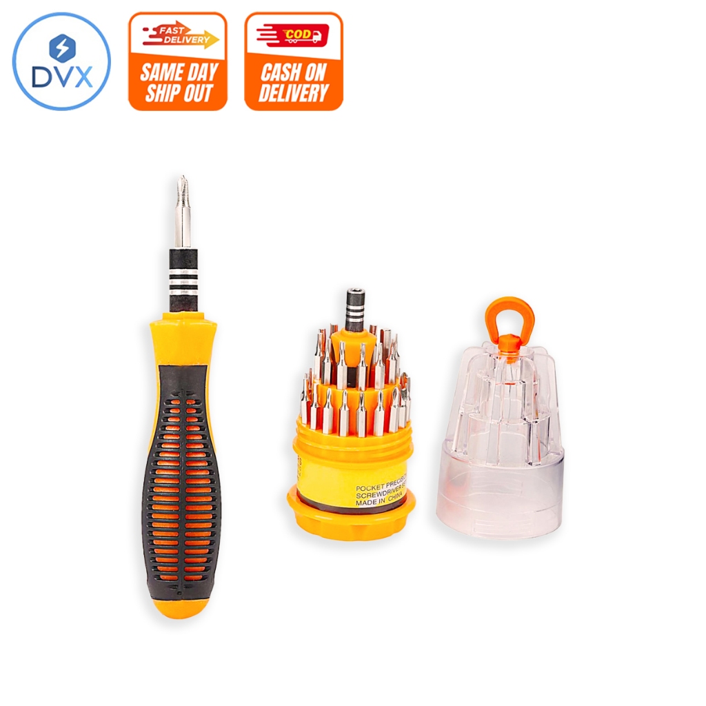 COD DVX Precision Screwdriver Set w Slotted Phillips & More Bits Non ...