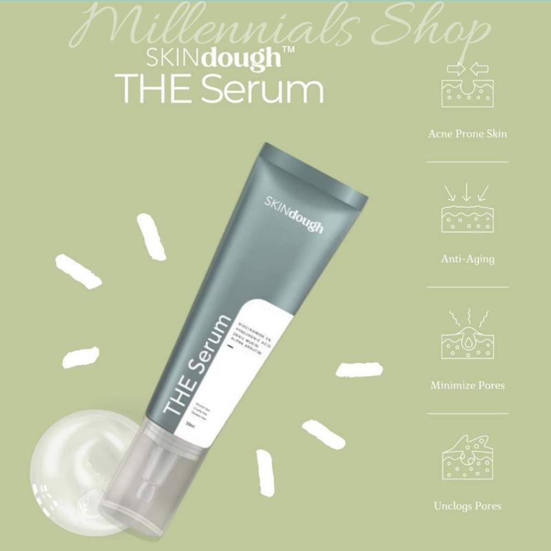 Skindough the serum niacinamide 5%+snail+ha+alpha arbutin | Shopee ...