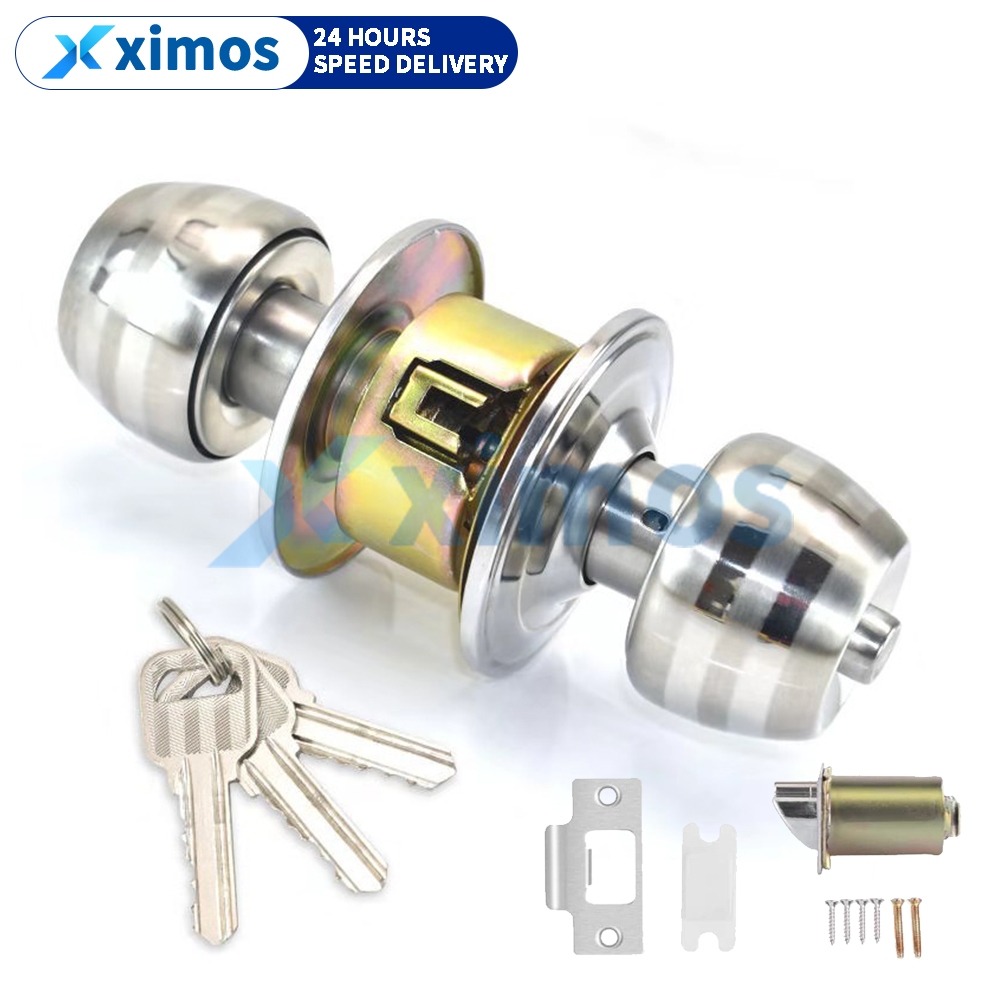 High Door Lock Door Knob 5831 Stainless Steel Heavy Duty Door Knob Lock ...