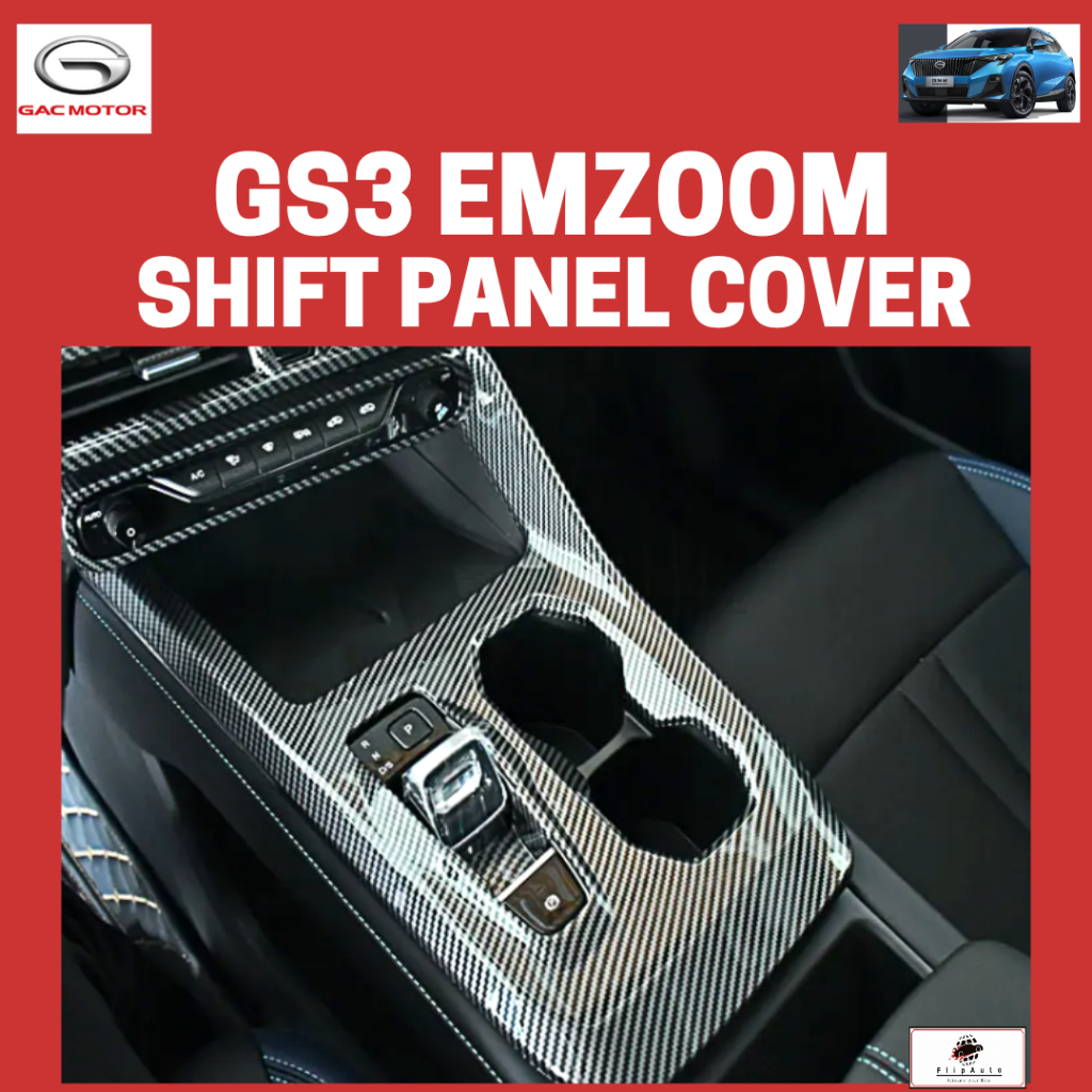 GAC GS3 EMZOOM 2023-2025 Shift Gear Panel Window Panel Cover EMZOOM ...
