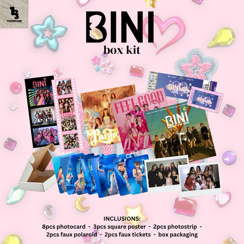 BINI Box Kit Collection Unofficial Merch | Shopee Philippines