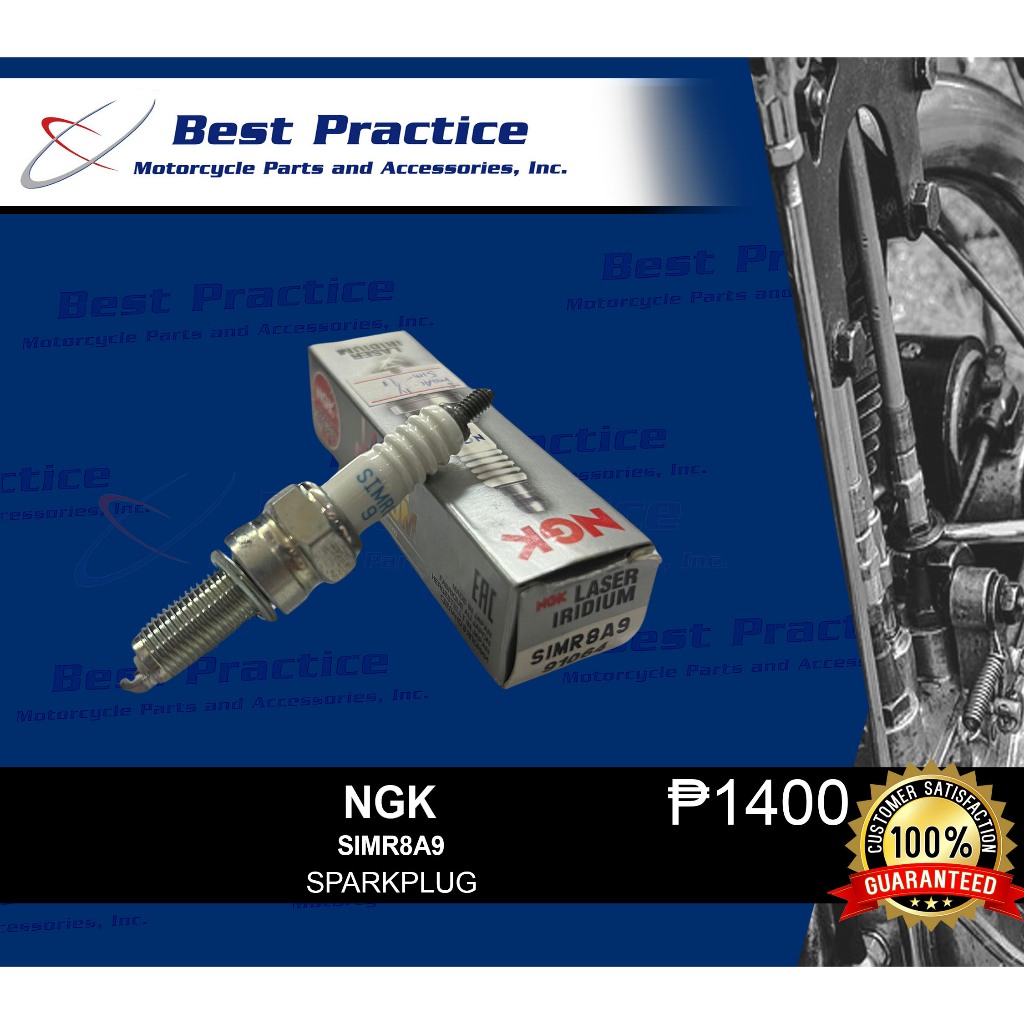NGK SIMR8A9 Laser Iridium Spark Plug ADV150/PCX150/DOMINAR400/ROUSERRS ...