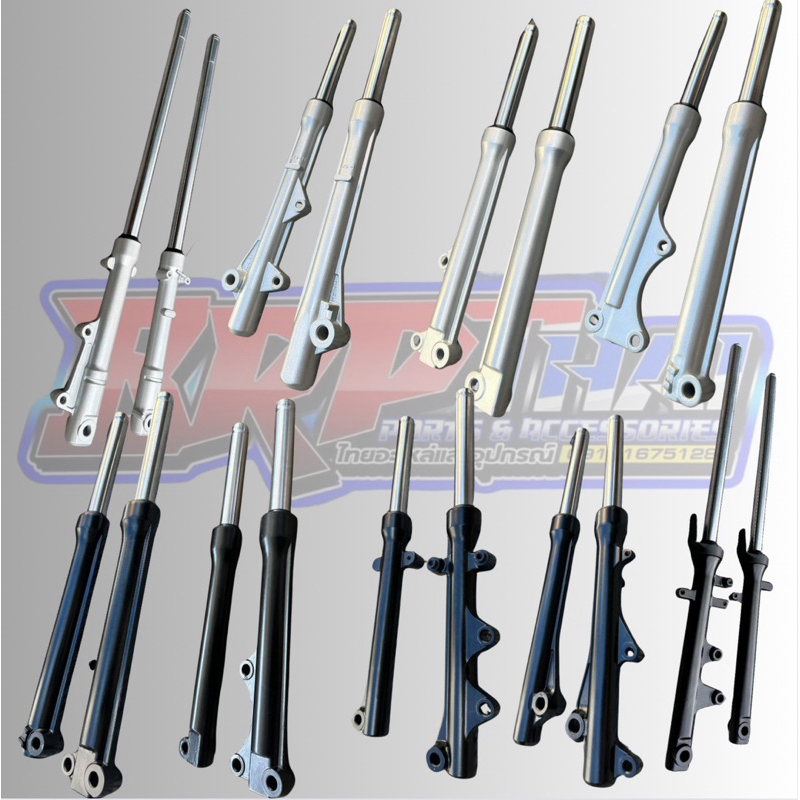 STOCK FRONT SHOCK ASSEMBLY FOR XRM125 / RAIDER150 / M3 / MIO SPORTY / SNIPER150 / CLICK / BEAT ...