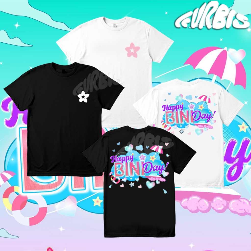 BINI shirt Beach Collection Graphic Print tee Cotton Oversized Men's ...