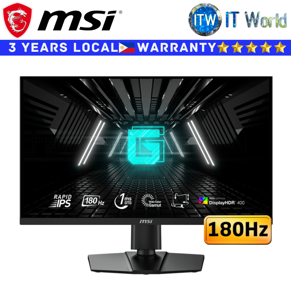Itw | MSI Gaming Monitor 27" (2560 x 1440 WQHD) / 180Hz / Rapid IPS ...