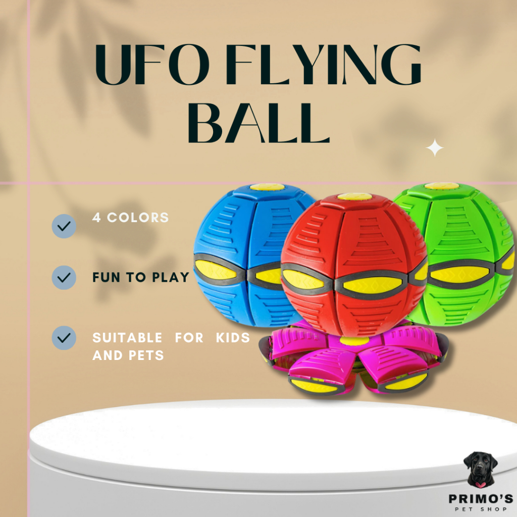 UFO Flying Ball Bouncing ball for Dogs Throw Disc Magic Balls for Kids ...