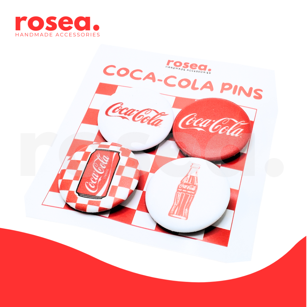 COKE SODA COLA INSPIRED MINI CUTE TINPLATE PINS BAG BADGE BROOCH 32MM ...