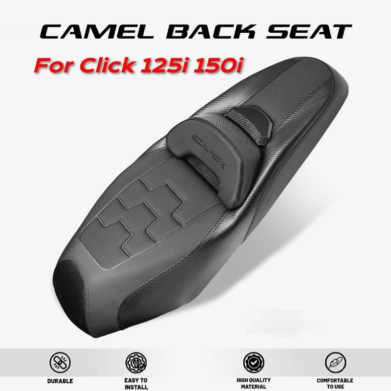 Honda Click 125i V2/V3 Camel Back Seat Cover With Embroid Logo Carbon ...