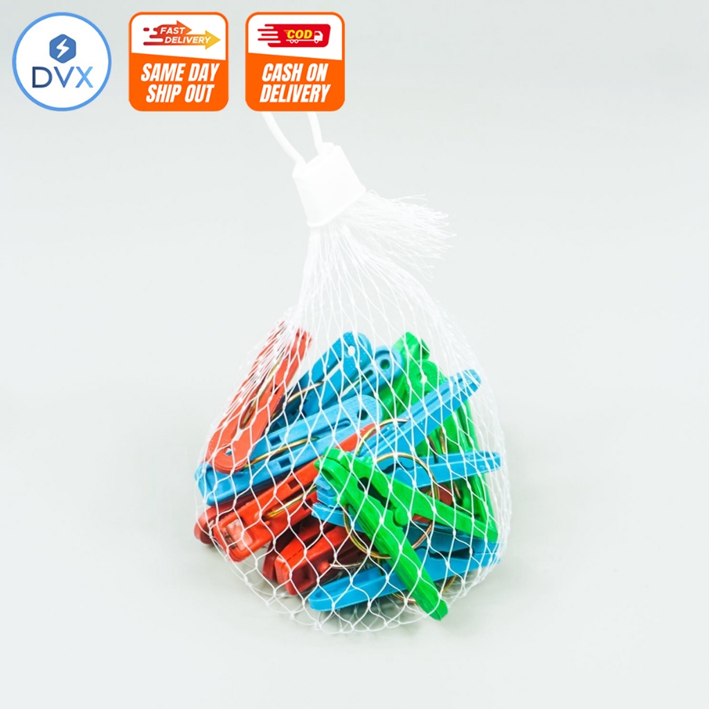 COD DVX Plastic Clothespin Laundry Clothes Pins Dress Clip Pin Sipit sa ...