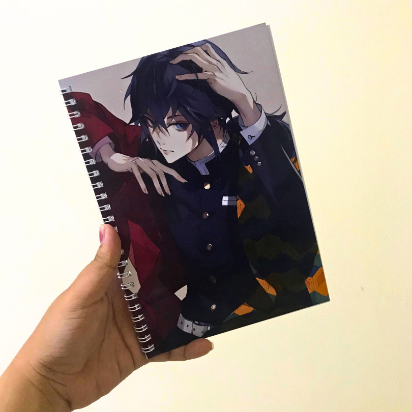 Demon Slayer Notebook Giyu Tomioka Anime Notebook A5 Wired Lined 1pc ...