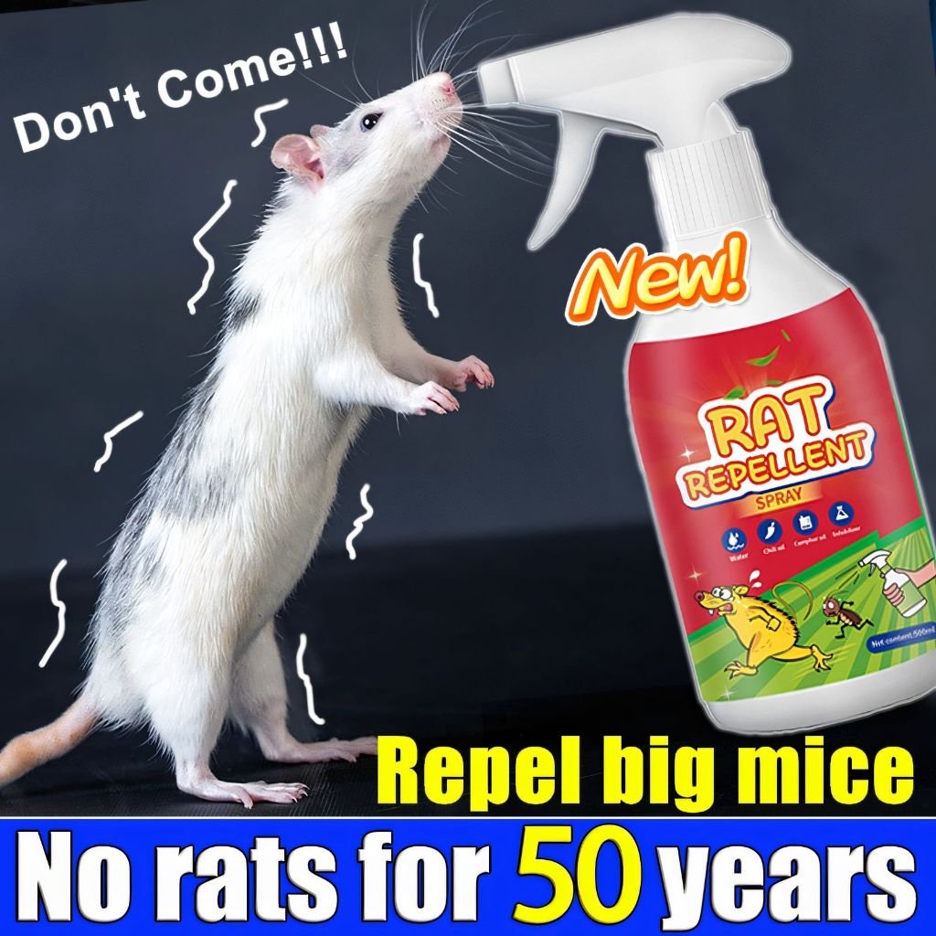 Powerful Rat Repellent Spray 500g Repels Rats From Home And Car Engine ...