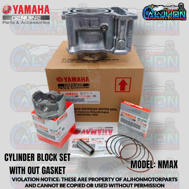 YAMAHA NMAX V1 2DP-E1311-10 CYLINDER BLOCK SET | Shopee Philippines