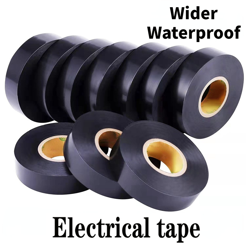 1PC Electrical Tape Black Tape Wire Strong Insulating Electrical Tape ...