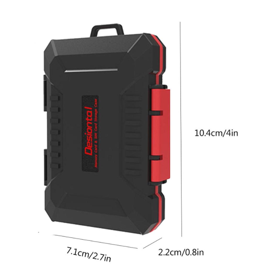 LP-E8 SD/CF/SDHC/SDXC/MSD Card Protector Organizer Case Ourdoor ...