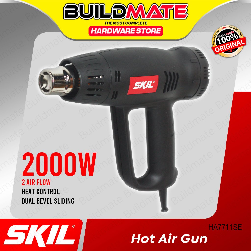 BUILDMATE Skil 2000W Hot Air Heat Gun Hot Air Blower with Low / High ...