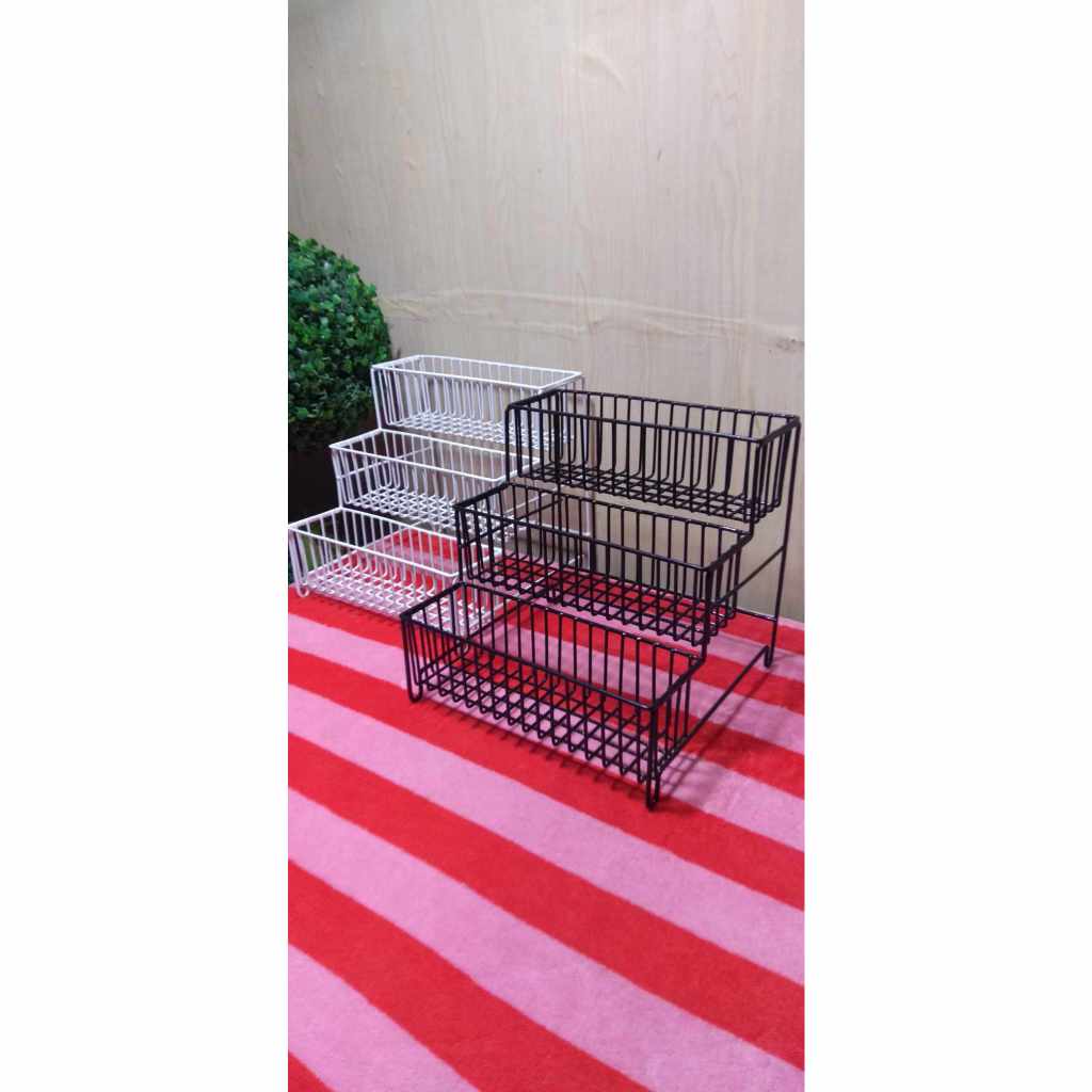 kitchen spices,condiments rack storage basket.SMALL size BLACK in WHITE ...