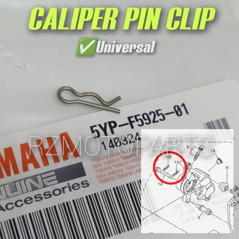 CLIP for caliper pin (UNIVERSAL) | Shopee Philippines