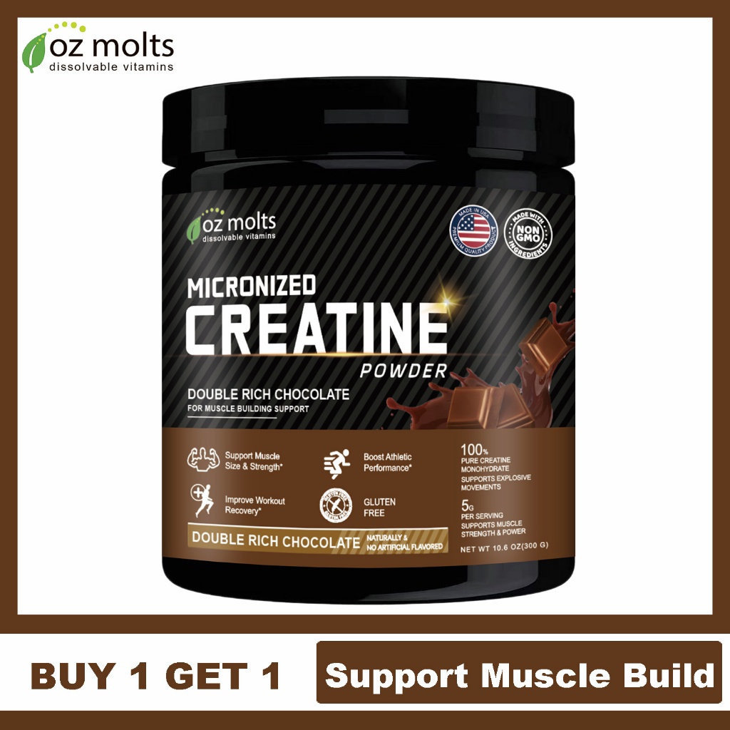 Ozmolts Creatine Monohydrate Powder for Muscle Growth Athlene Creatine ...