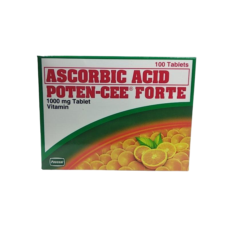 Poten -Cee Forte 1000mg 100 Tablets | Shopee Philippines