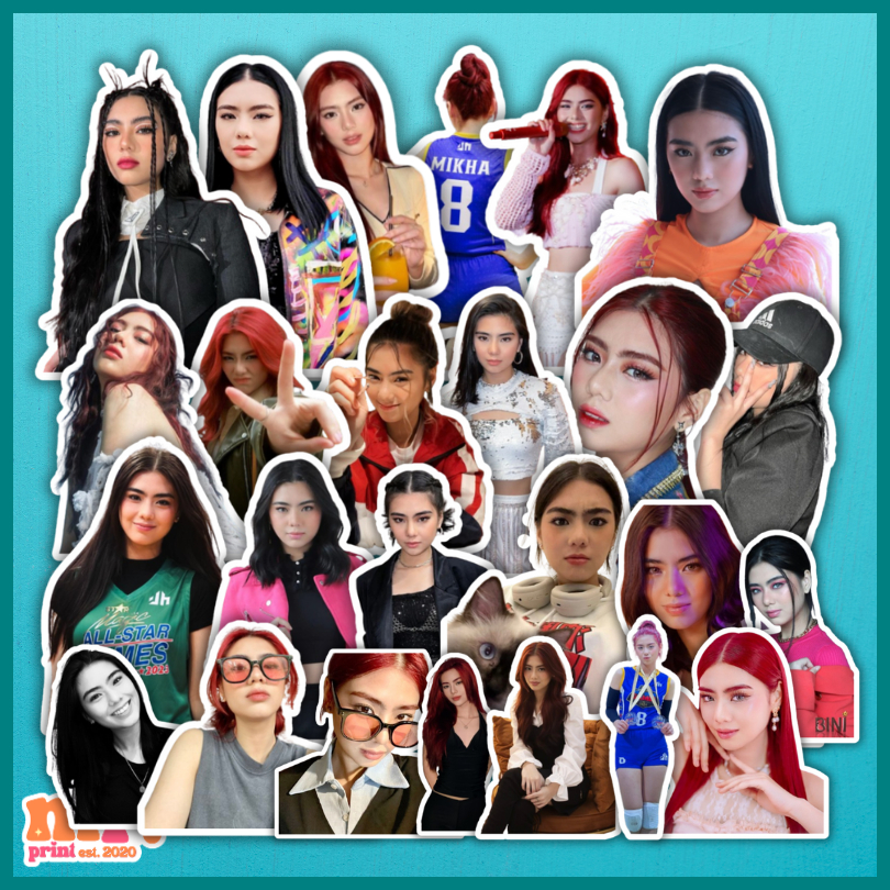 BINI MIKHA VOL 2 STICKERS PPOP BINI WATERPROOF STICKERS | Shopee ...