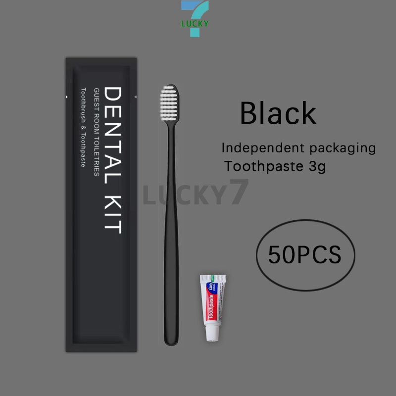 50PCS Hotel Guest Kit Toothbrush and toothpaste (sealed in aluminum ...