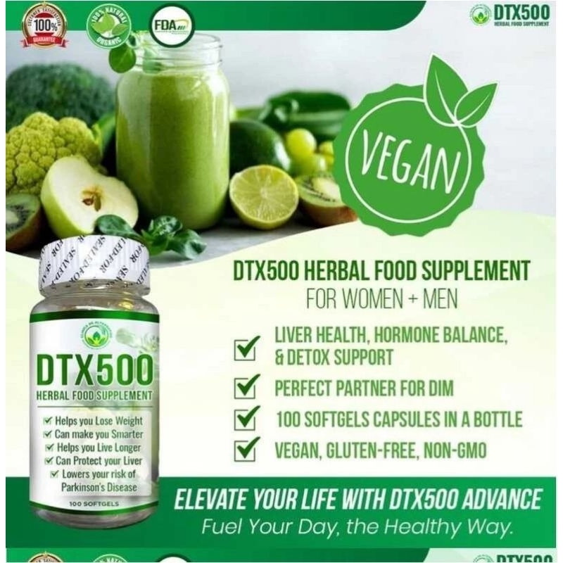 DTX 500 GOOD SUPPLEMENT 100 SOFTGEL | Shopee Philippines