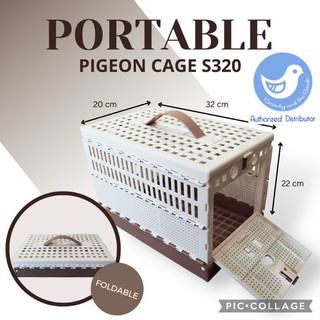 Pigeon Foldable Taiwan Training Box Tbox Cage Plastic SMALL MEDIUM ON ...