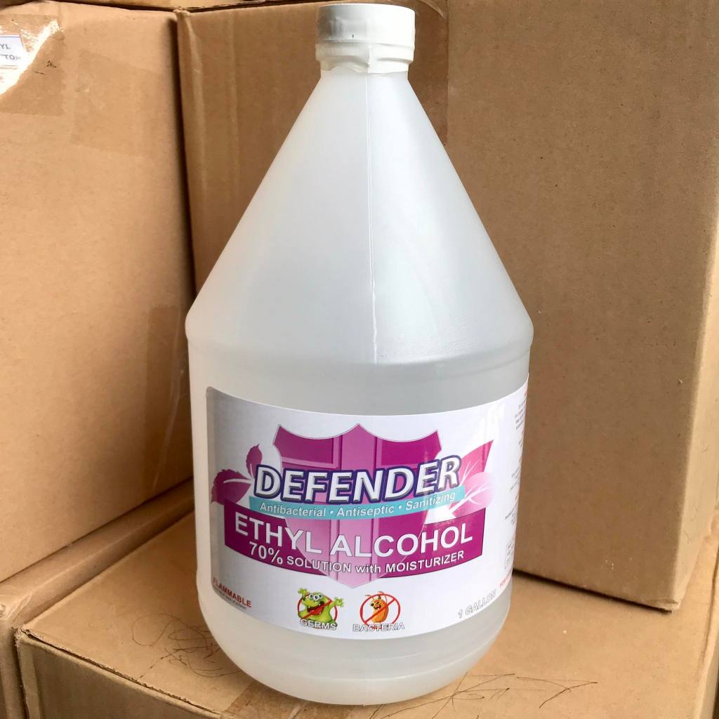 DEFENDER ETHYL Tenderness Scent Alcohol 3.2L 1 Gallon with Double ...